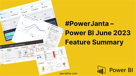 Powerjanta Power Bi June 2023 Feature Summary Saurabha Joglekar