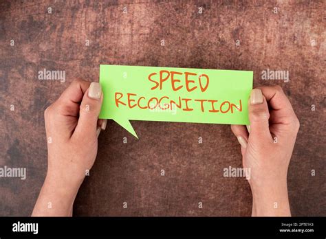 Conceptual Display Speed Recognition Business Approach