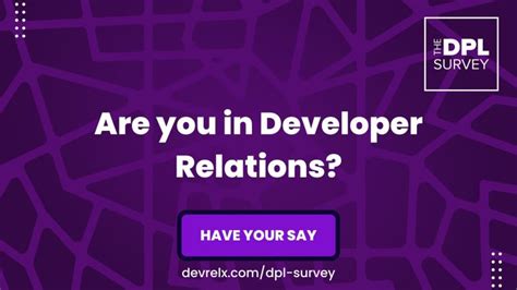 slashdata on linkedin developer developer advocacy survey