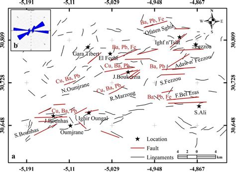 A Synthetic Map Of Fractures Extracted From Remote Sensing Processing Download Scientific