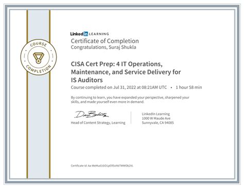 Suraj Shukla On Linkedin Certificate Of Completion