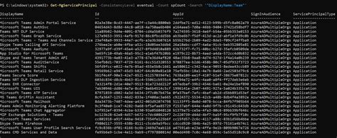 get mgserviceprincipal cmdlet a comprehensive guide
