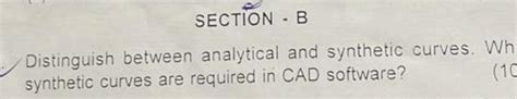 solved section ﻿bdistinguish between analytical and