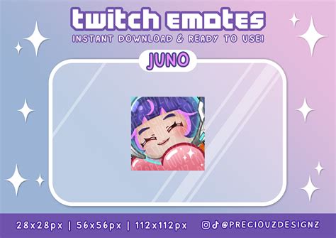 Juno Space Ranger Overwatch Single Emote For Twitch Discord Youtube