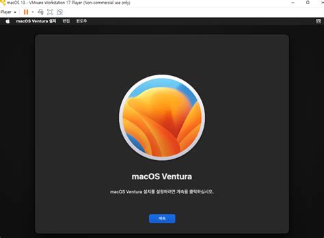Ios 앱 개발환경 세팅 Vmware 설치하기macos