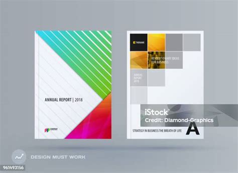 브랜드에 대 한 다채로운 레이어와 추상 더블 페이지 소책자 소재 디자인 스타일 비즈니스 벡터 프레 젠 테이 션 측면 0명에 대한