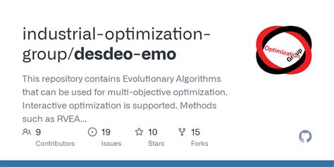 Github Industrial Optimization Groupdesdeo Emo This Repository Contains Evolutionary