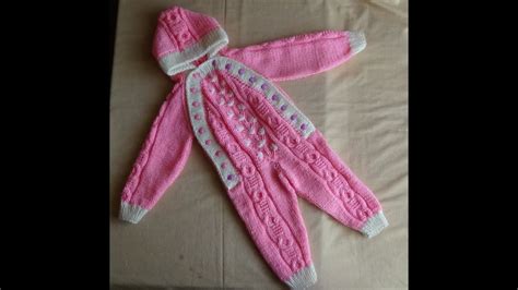 Розовый комбинезон спицами Часть 2 верхняя часть комбинезона Youtube