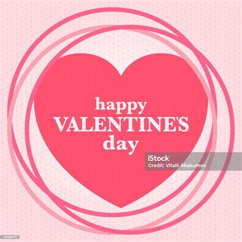 해피 발렌타인 데이 2월 14일 연례 기념 커플 애호가를위한 낭만적 인 휴가 하트 모양의 발렌타인 카드 레드와 핑크 파티 디자인