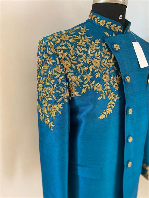 Stylish Jodhpuri Suit Groom Sherwani Menswear Groom Etsy