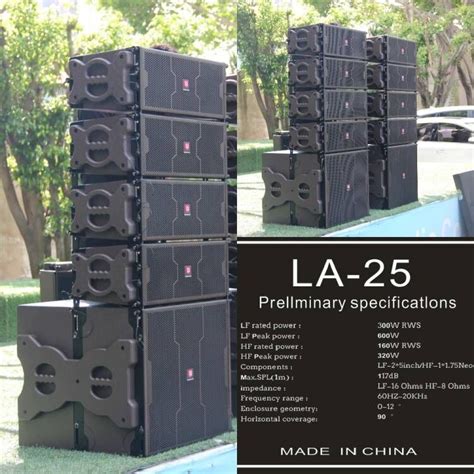 Wholesale PRO Audio Waterproof Passive Line Array Double Inch Mini Sound Speakers Inch