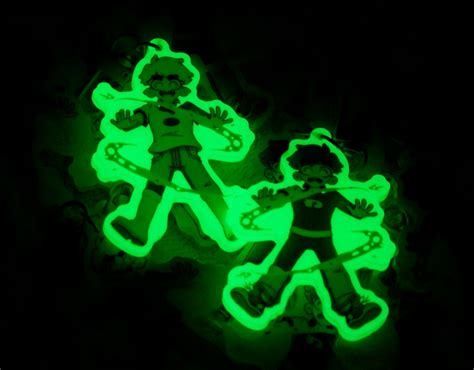Danny Phantom Mid Transformation Glow In The Dark Double Sided Etsy