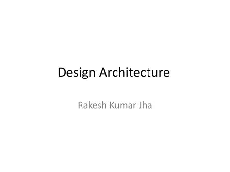 Android Design Architecture Pdf