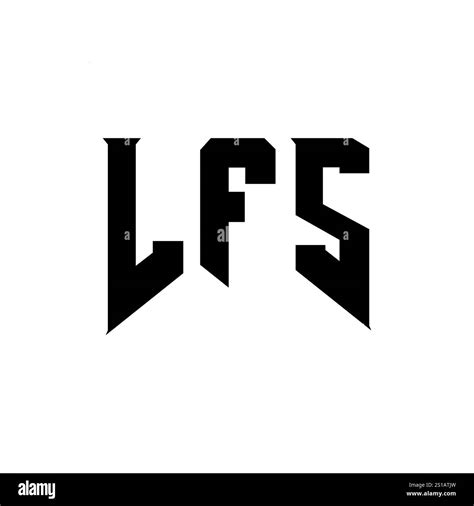 Lfs Letter Logo Design For Technology Company Lfs Logo Design Black And White Color Combination