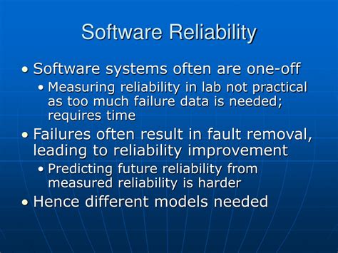 Ppt Software Reliability Research By Professor Pankaj Jalote