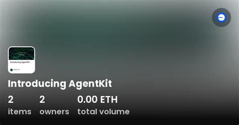 introducing agentkit collection opensea