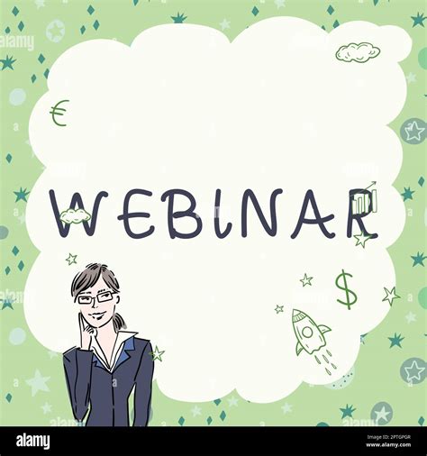 conceptual caption webinar concept meaning engaging online event where