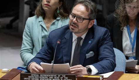 Briefing By Carlos Ruiz Massieu Srsg And Head Of The Un Verification
