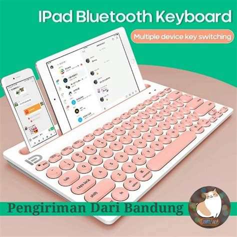 Jual Keyboard Wireless Bluetooth Untuk Hp Atau Tablet Shopee Indonesia