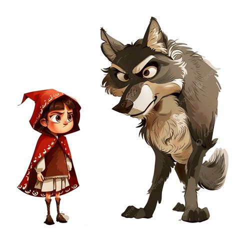 Personajes De Dibujos Animados De Caperucita Roja