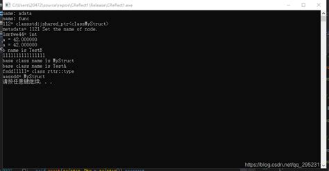 rttr run time type reflection c 反射原理实现剖解 csdn博客