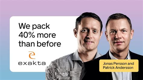 Exakta Deploys Gelatoconnect 40 Packaging Efficiency And 80 Lower