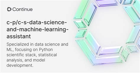 C P C S Data Science And Machine Learning Assistant