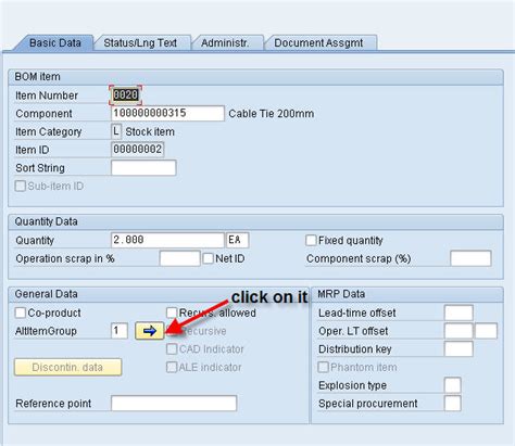 alternative materials in bom and production order sap community