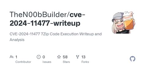 Github Then00bbuildercve 2024 11477 Writeup Cve 2024 11477 7zip
