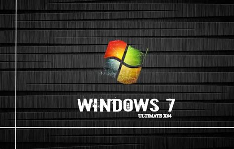 Обои логотип Windows 7 операцонная система на телефон и рабочий стол раздел Hi Tech