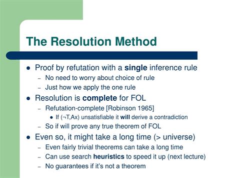 ppt artificial intelligence 8 the resolution method powerpoint