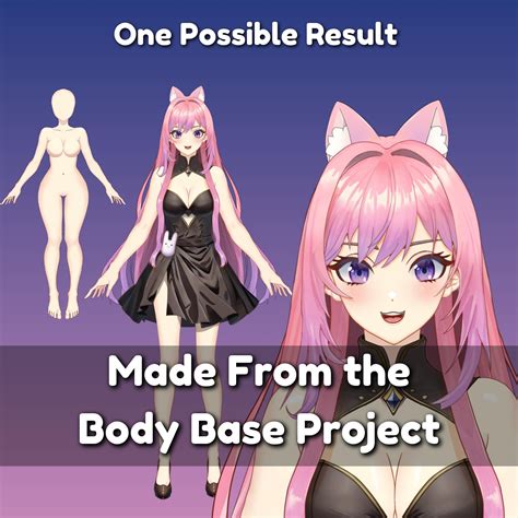 Vtuber Model Body Base Live2d® Vtuber Psd Model Live2d Project