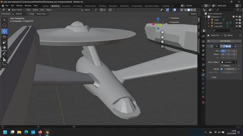 Star Trek Tmp Snw Enterprise Blender 8 By Smokda93 On Deviantart