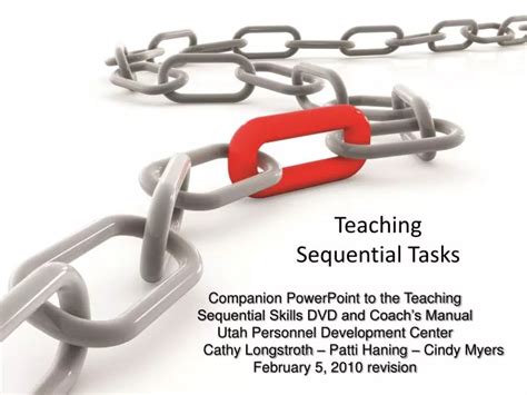 PPT Teaching Sequential Tasks PowerPoint Presentation Free Download ID