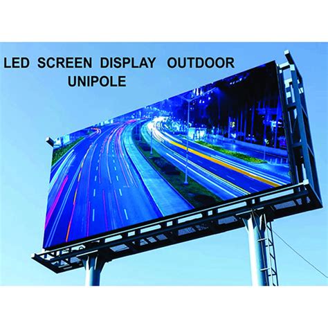 Outdoor Unipole Led Screen Display Input Voltage 220 240 Volt V At