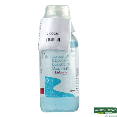 Buy Lidocam Oral Rinse 120 Ml Online At Best Prices Wellness Forever