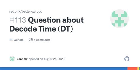 question about decode time dt · redphx better xcloud · discussion 113 · github