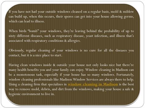 PPT How The Dirty Windows In Your Home Can Make You Sick PowerPoint Presentation ID 10551061