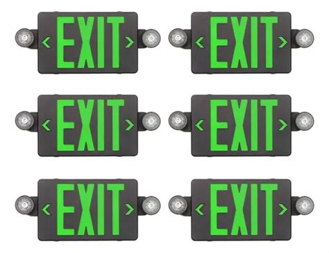 Se Al De Salida Verde Luces De Emergencia Luz De Sali Cuotas Sin Inter S