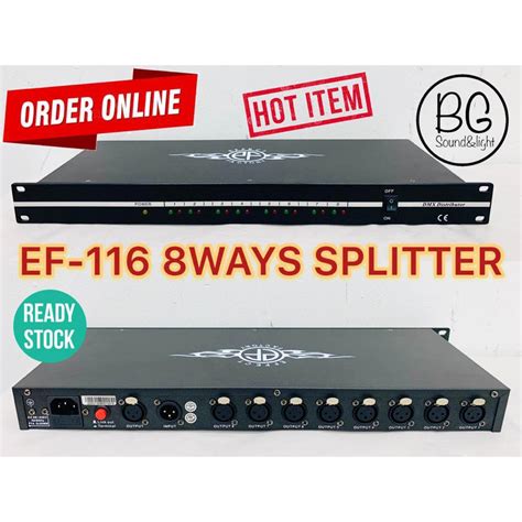 Effectfactory Ef116 8way Dmx Splitter Shopee Malaysia