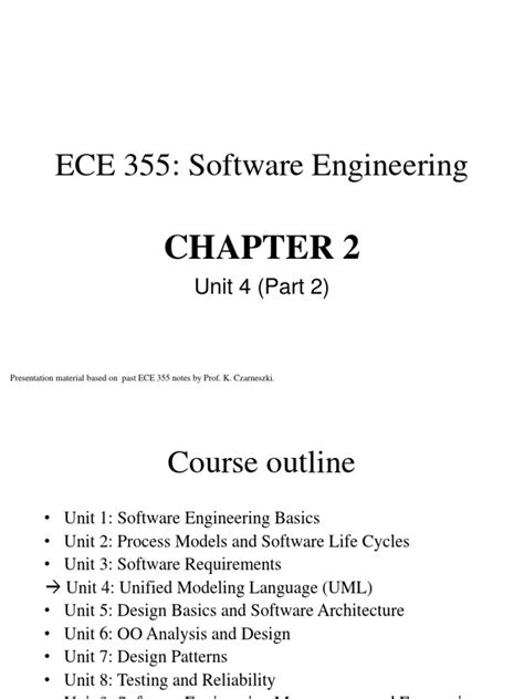 ece 355 software engineering unit 4 part 2 pdf class computer programming
