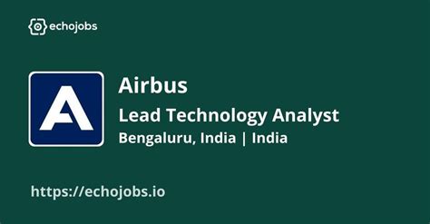 Airbus Is Hiring Lead Technology Analyst Cybersecurity Bangalore Area