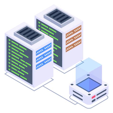 Data Center Generic Isometric Icon