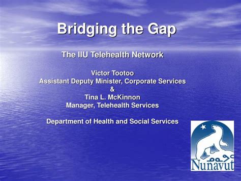 PPT Bridging The Gap PowerPoint Presentation Free Download ID