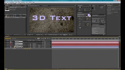 Creating 3d Video For Youtube Adobe After Effects Tutorial Youtube