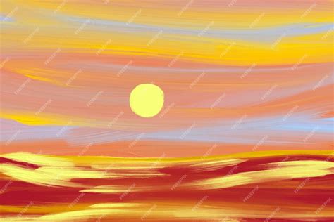 손으로 그린 유화 배경 무료 벡터