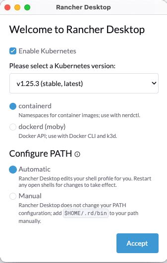 Mac で Docker Desktop から Rancher Desktop へ移行する