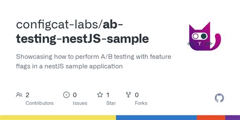 Github Configcat Labsab Testing Nestjs Sample Showcasing How To