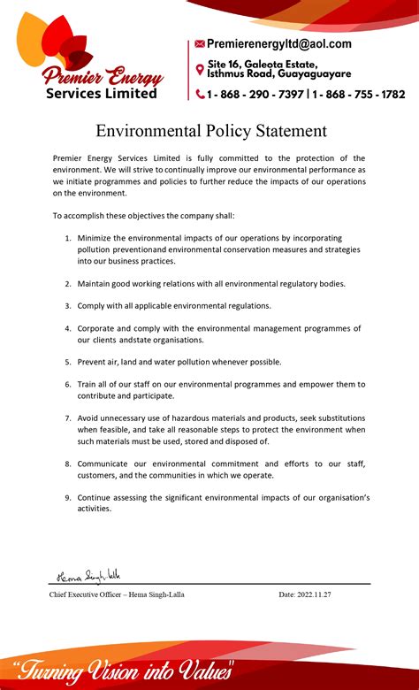 Environmental Policy