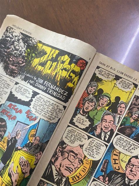 Vintage Tagalog Komiks Holiday Horror Fantasy Magasin The Black Rose